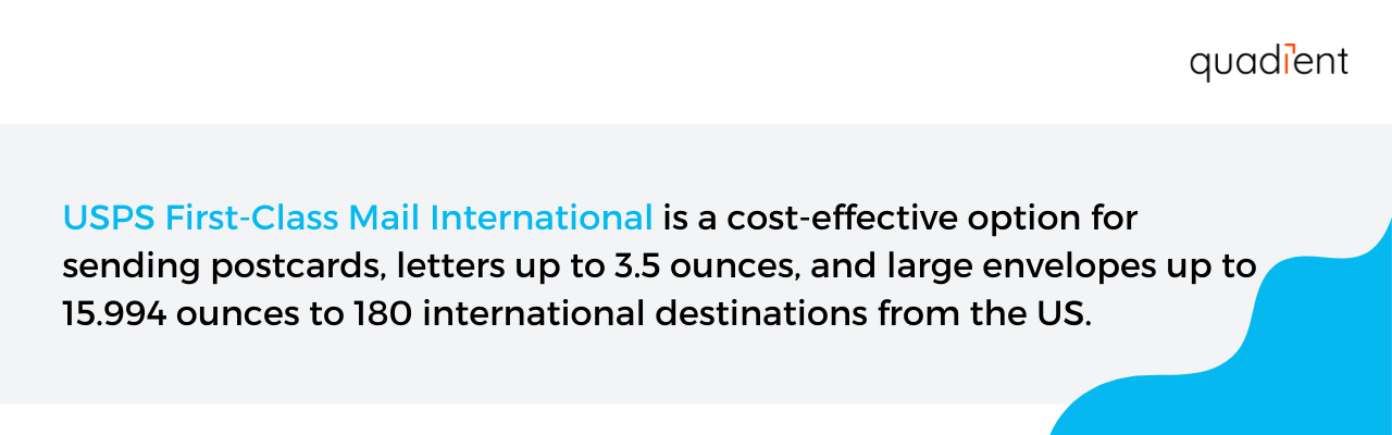 What is USPS® First-Class Mail®?